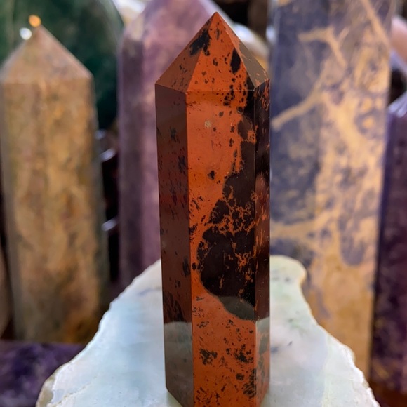 Accents | Mahogany Obsidian Crystal Point | Poshmark